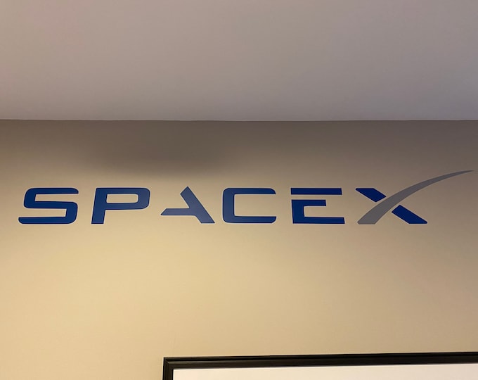 Spacex Logo Stickers Spacex Kiss-cut Stickers Elon Musk Fan Gifts - Etsy