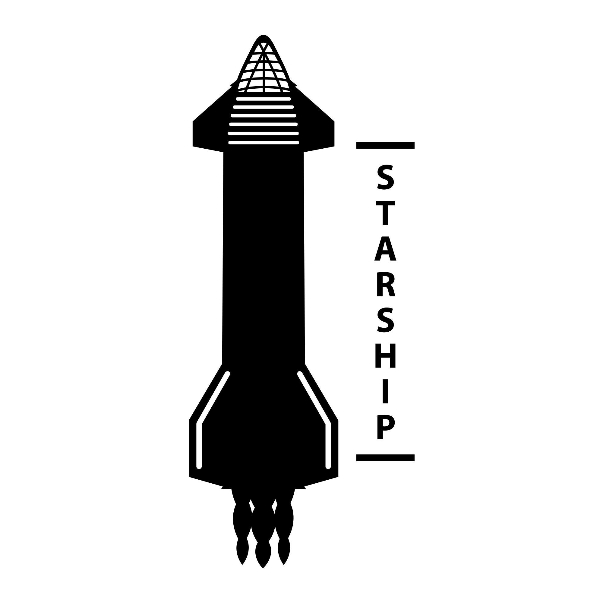Spacex | Starship | 9 X 3.75" | Decal - Etsy