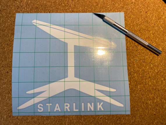 Spacex Starlink Satellite Terminal Decal - Etsy