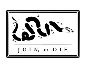 Join or Die - Etsy
