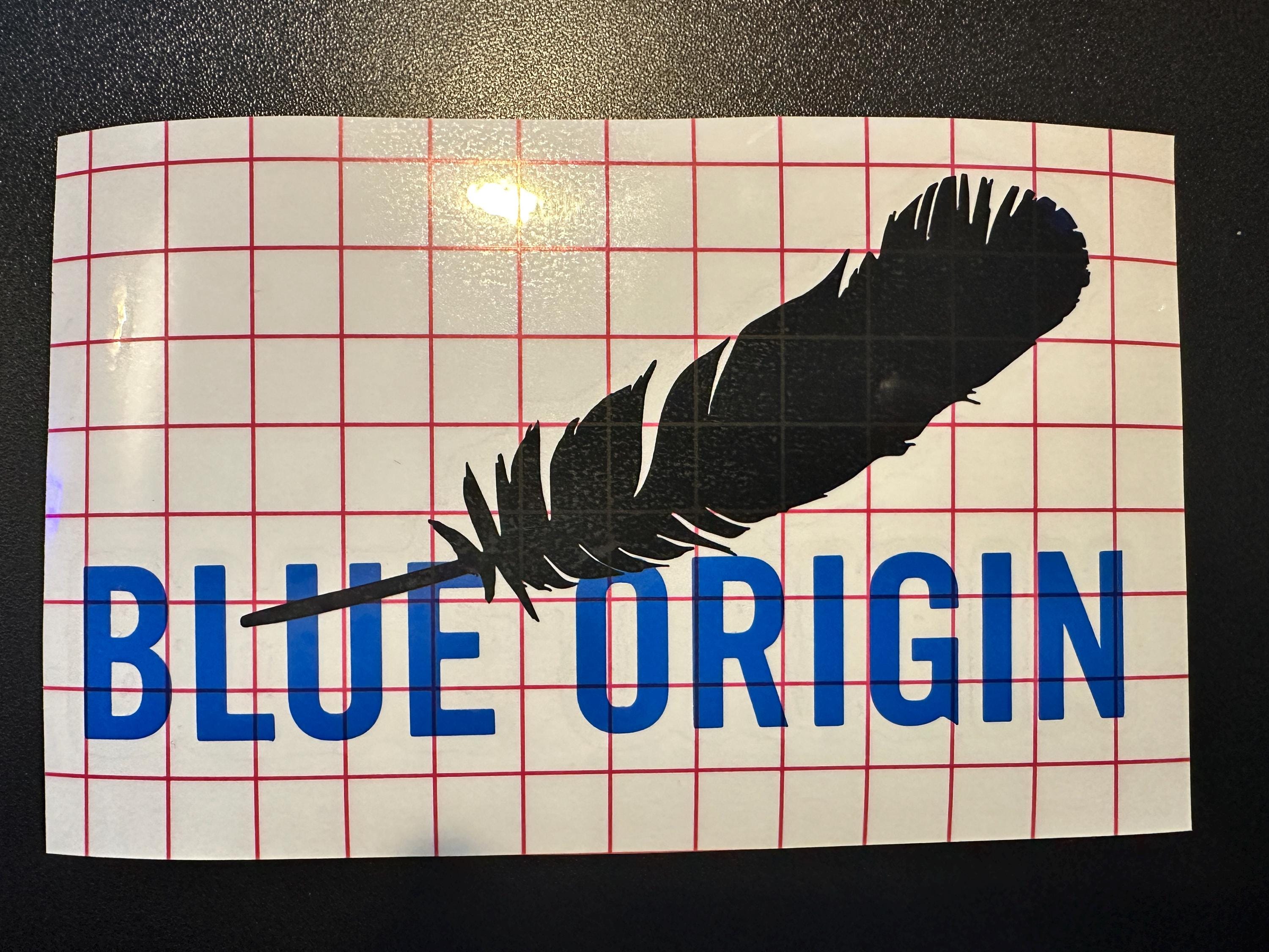Blue Origin Jeff Bezos Logo Bi-color - Etsy