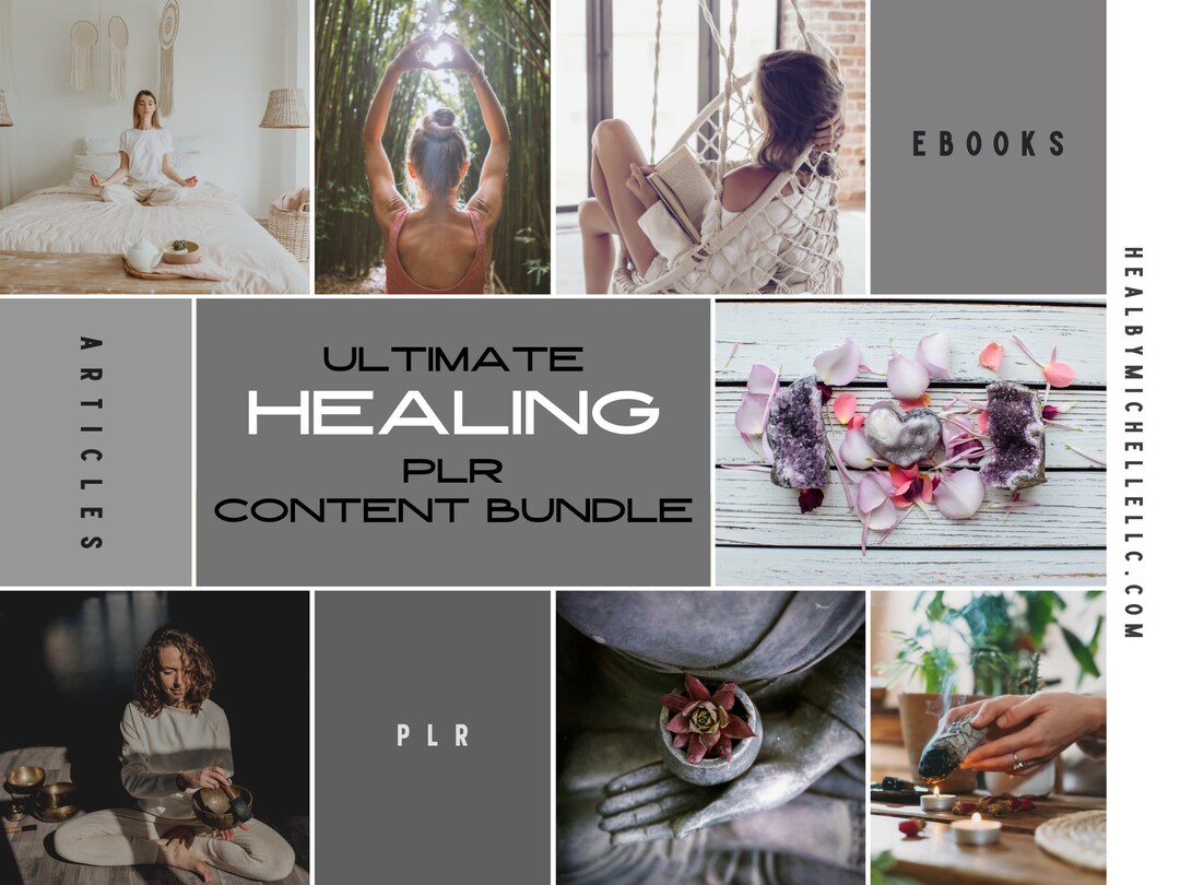 Ultimate Healing PLR Content Bundle - Etsy