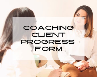 Client Progress Form - Etsy