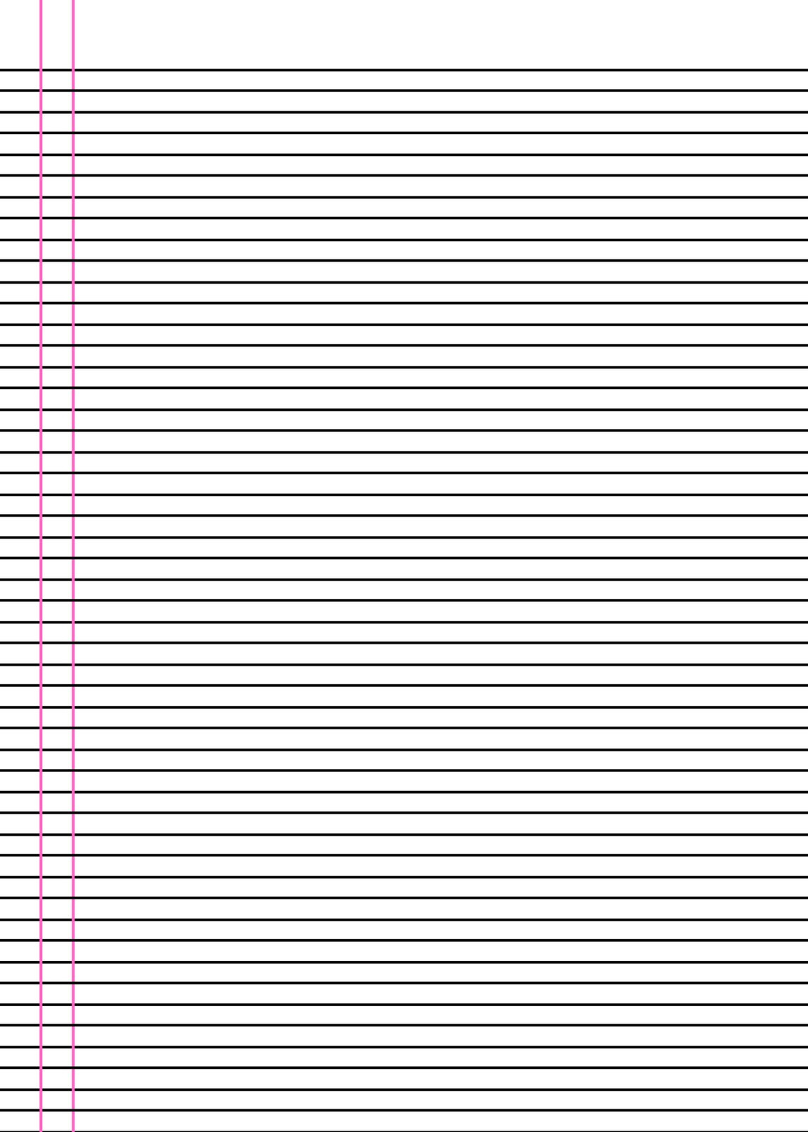 Cute College Ruled Digital Printable Lined Paper - Etsy