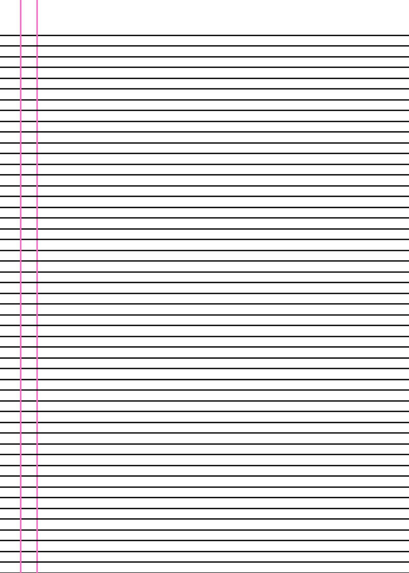 Cute College Ruled Digital Printable Lined Paper - Etsy