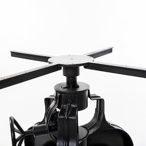 Cast Iron Coffee Table Base: Adjustable Crank, Industrial Style - Etsy