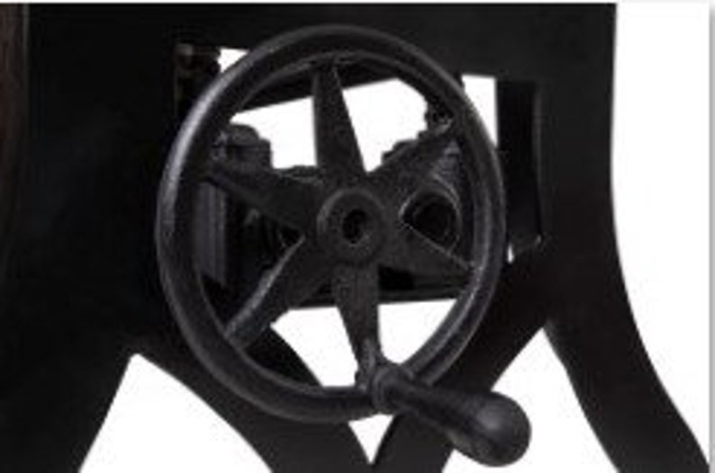 Cast Iron Crank Table Base: Adjustable Height, Industrial Desk - Etsy