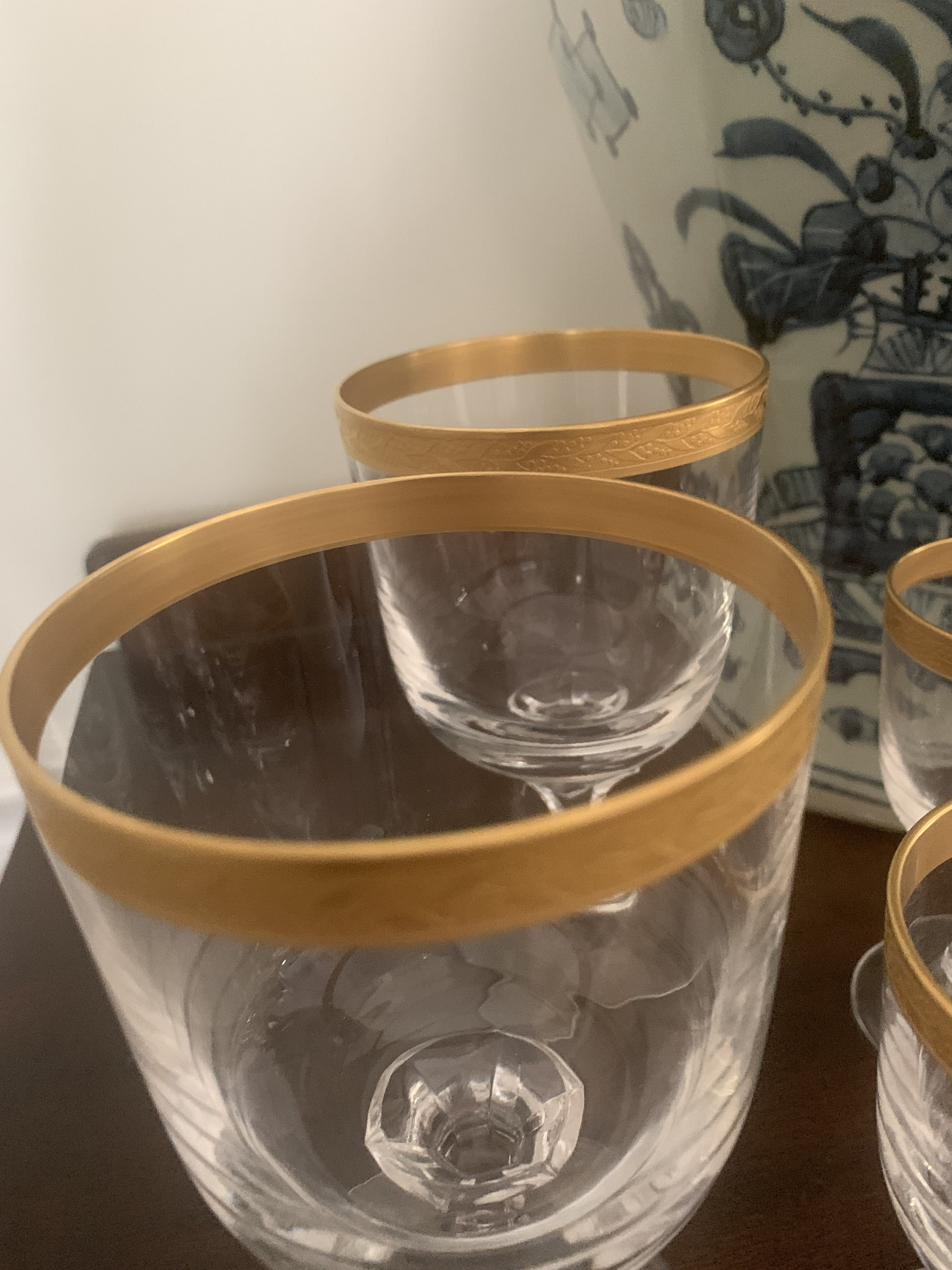 11 Pieces of Golden Grail Glasses - Stemware - Etsy