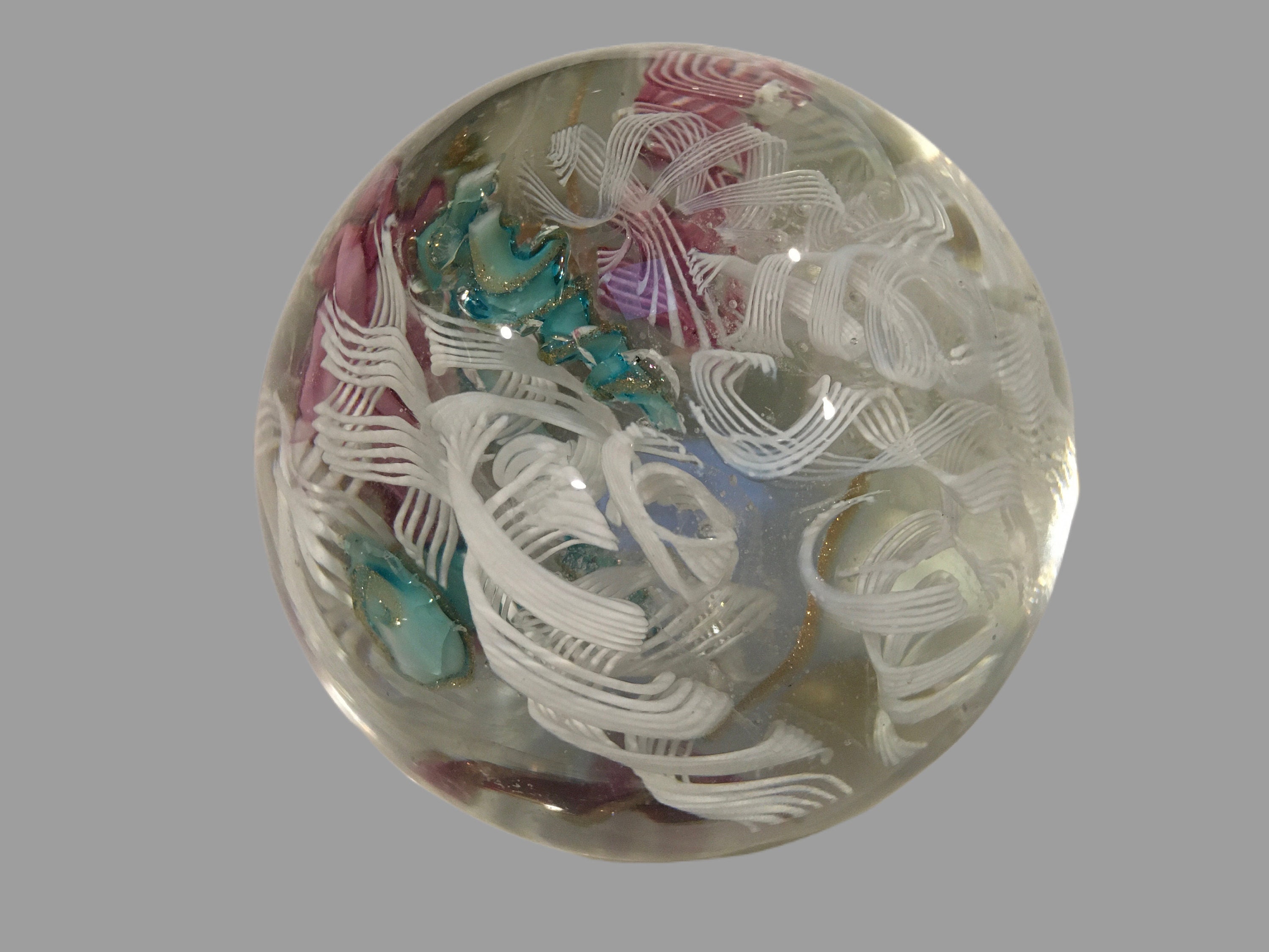 Italian Glass Paperweight - Etsy