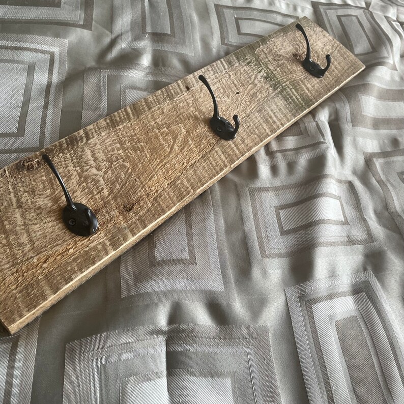 Handmade Barnwood Coat Hook Rack - Etsy