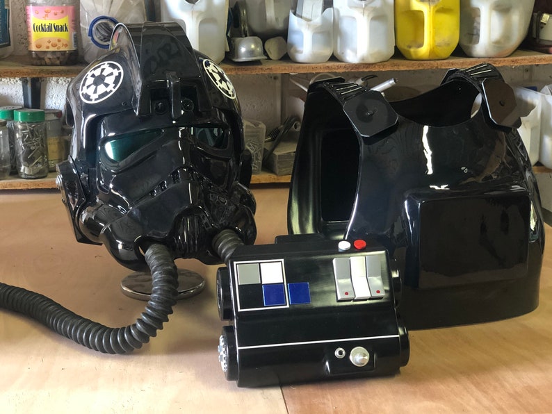 Assembled Tie Pilot Helmet and Armour - Etsy