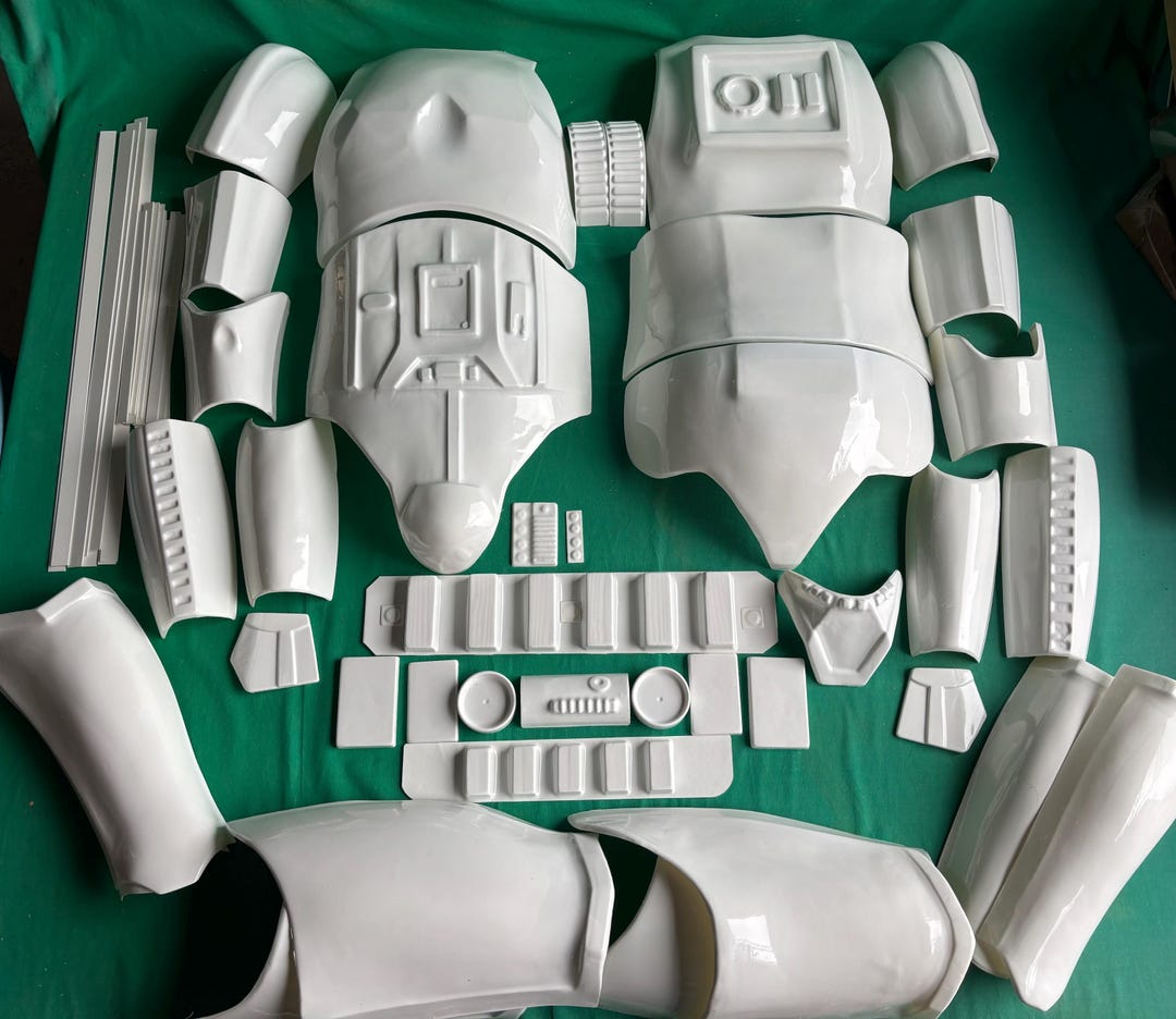 ANH Stormtrooper Armour Fully Trimmed With Assembled Helmet. - Etsy