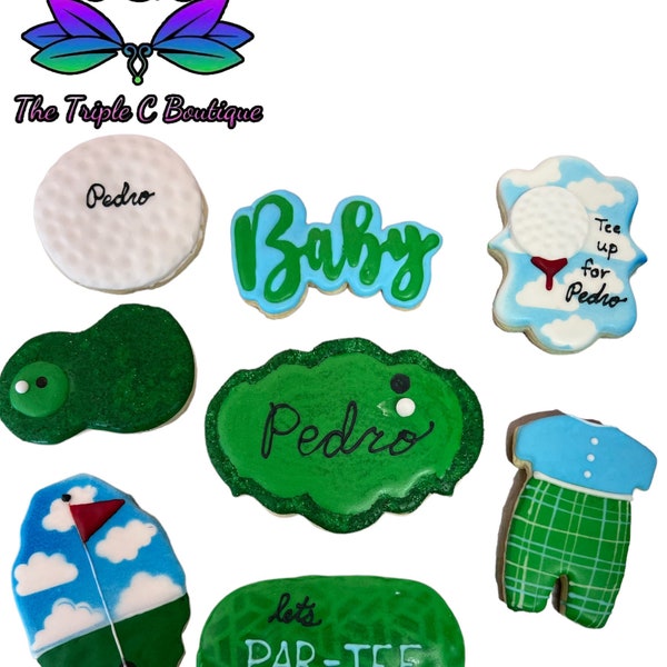 Golf Themed Cookies - Etsy