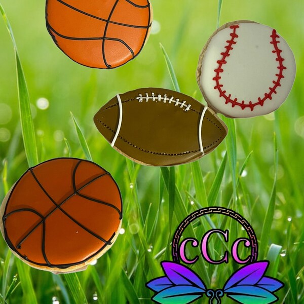 Sports Cookies - Etsy