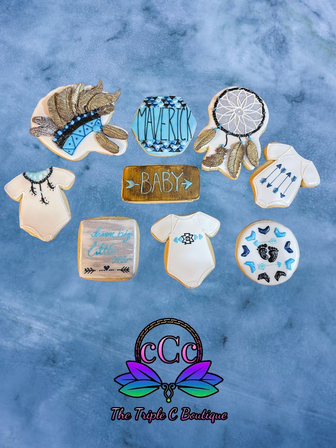 Native American Baby Shower Cookies - Etsy