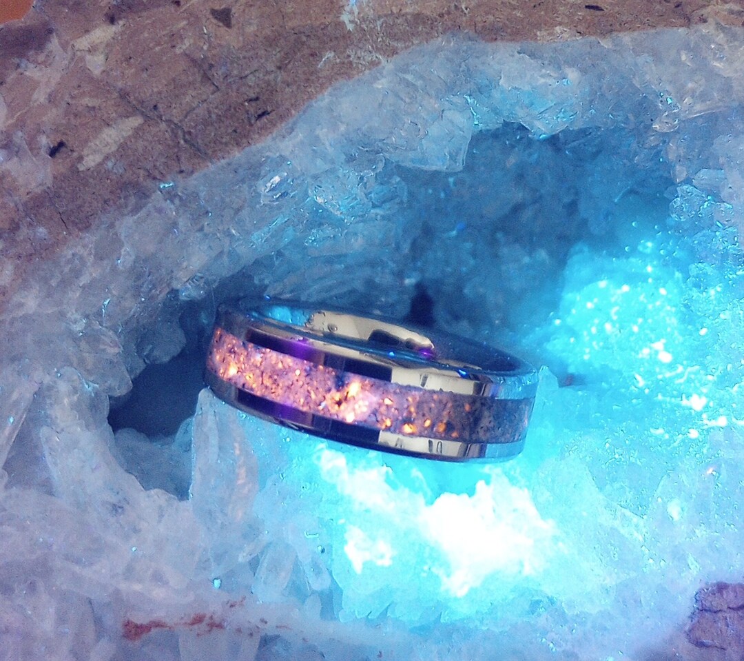 Michigan Glow Yooperstone in 6mm Width. - Etsy