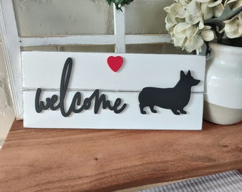 Corgi, Welsh Corgi, Dog Lover Gifts, Dog Sign, Wooden in Home Decor for ...