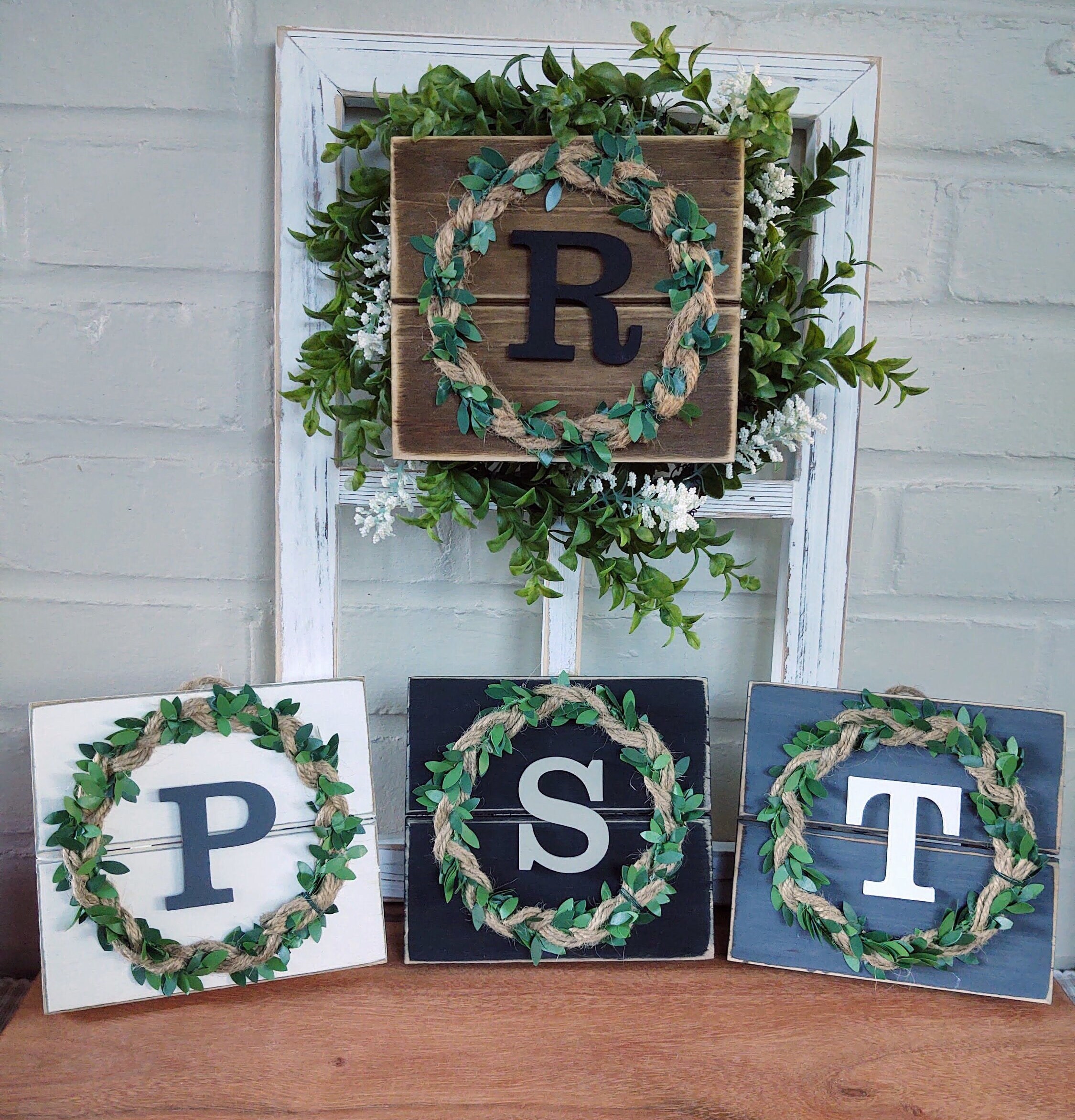 Tabletop Letter Decor - Etsy