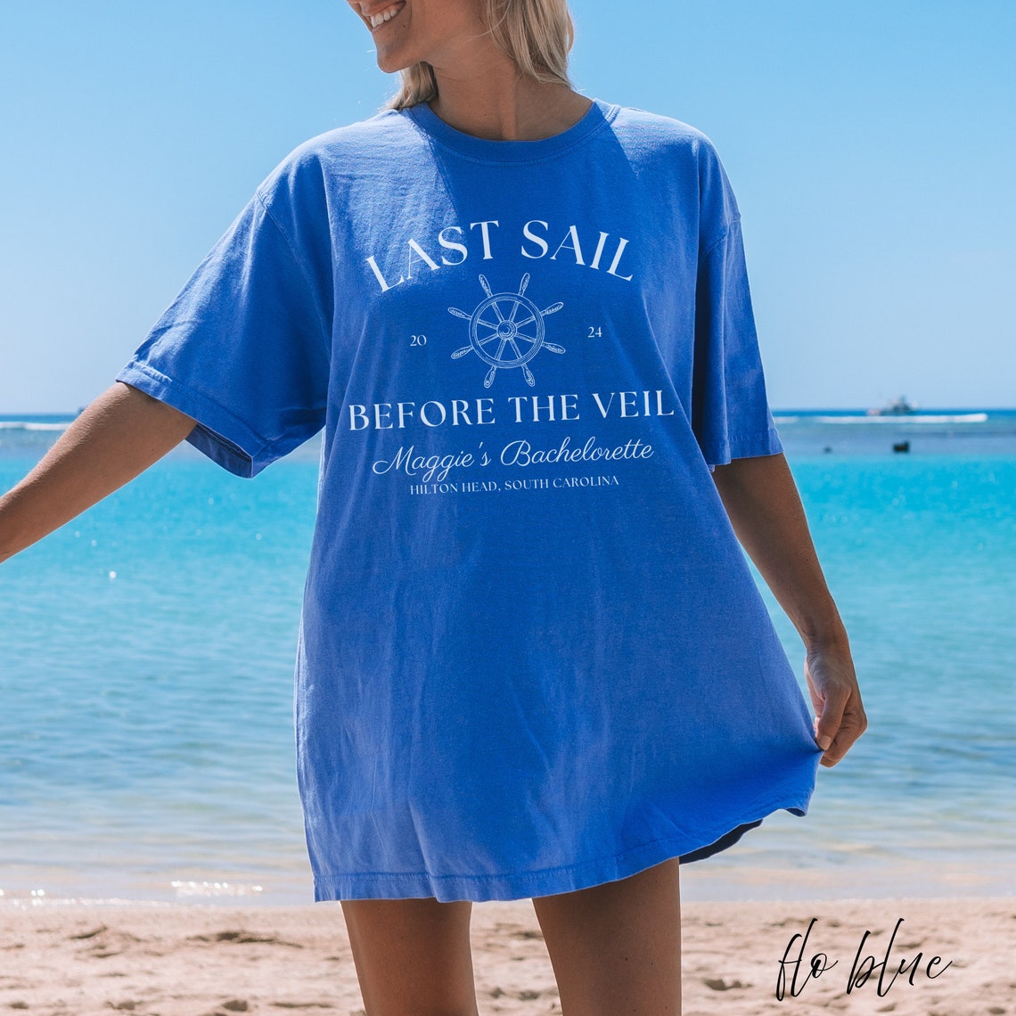 Last Sail Before the Veil Bachelorette Comfort Color Shirt, Beach ...
