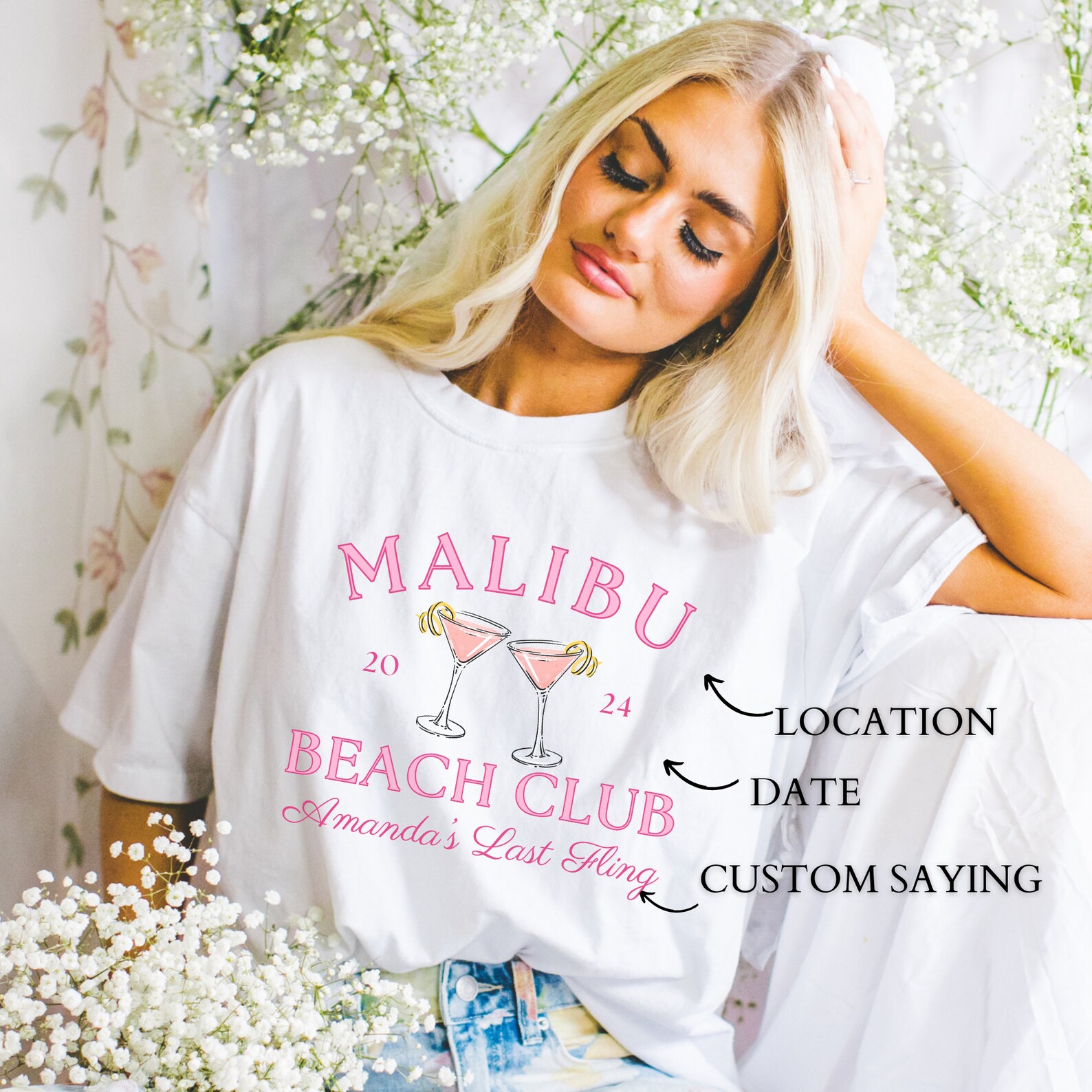 Custom Bachelorette Comfort Color Shirt, Beach Bachelorette Shirt, Bar ...