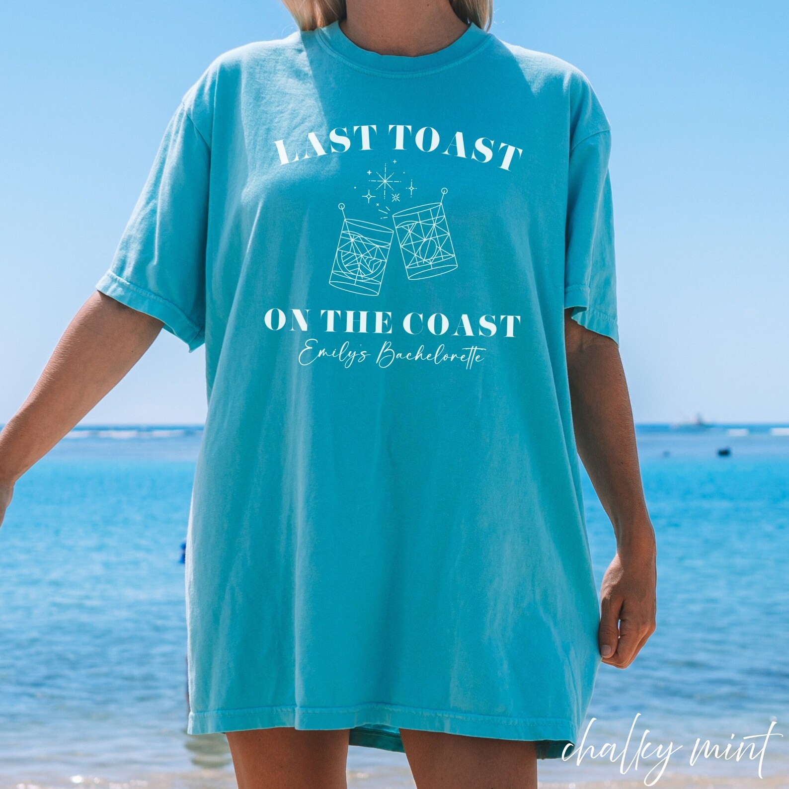 Last Toast on the Coast Comfort Colors Shirt, Custom Bachelorette Shirt ...