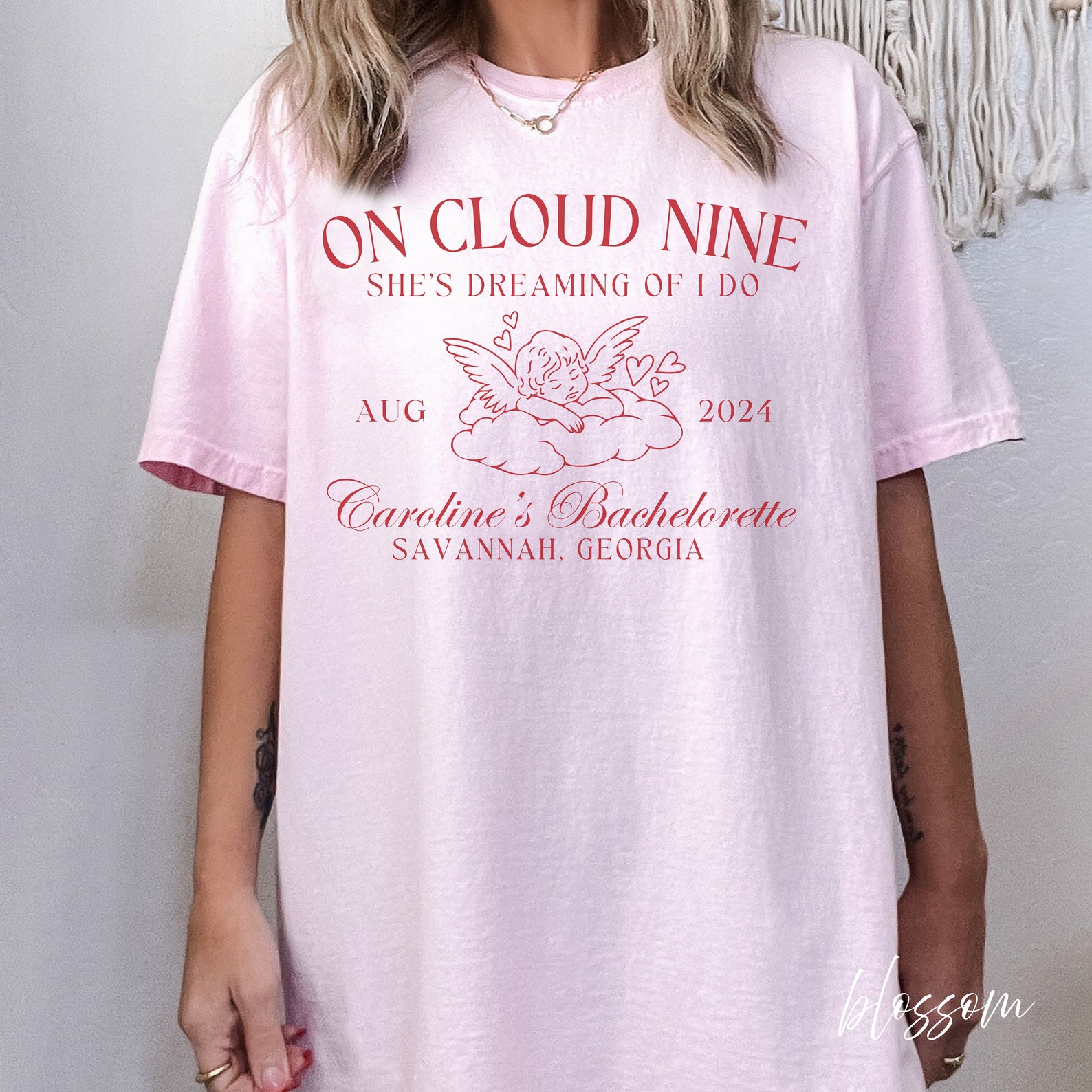 Cloud Nine Bachelorette Comfort Colors Shirt, Dreaming of I Do ...