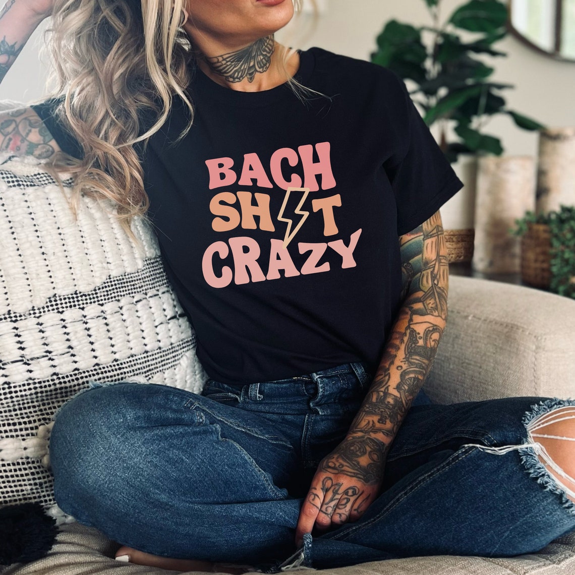 Bach Shit Crazy Shirt, Bachelorette Party Shirt, Bachelorette Shirt Retro, Bridal Party Shirts ...