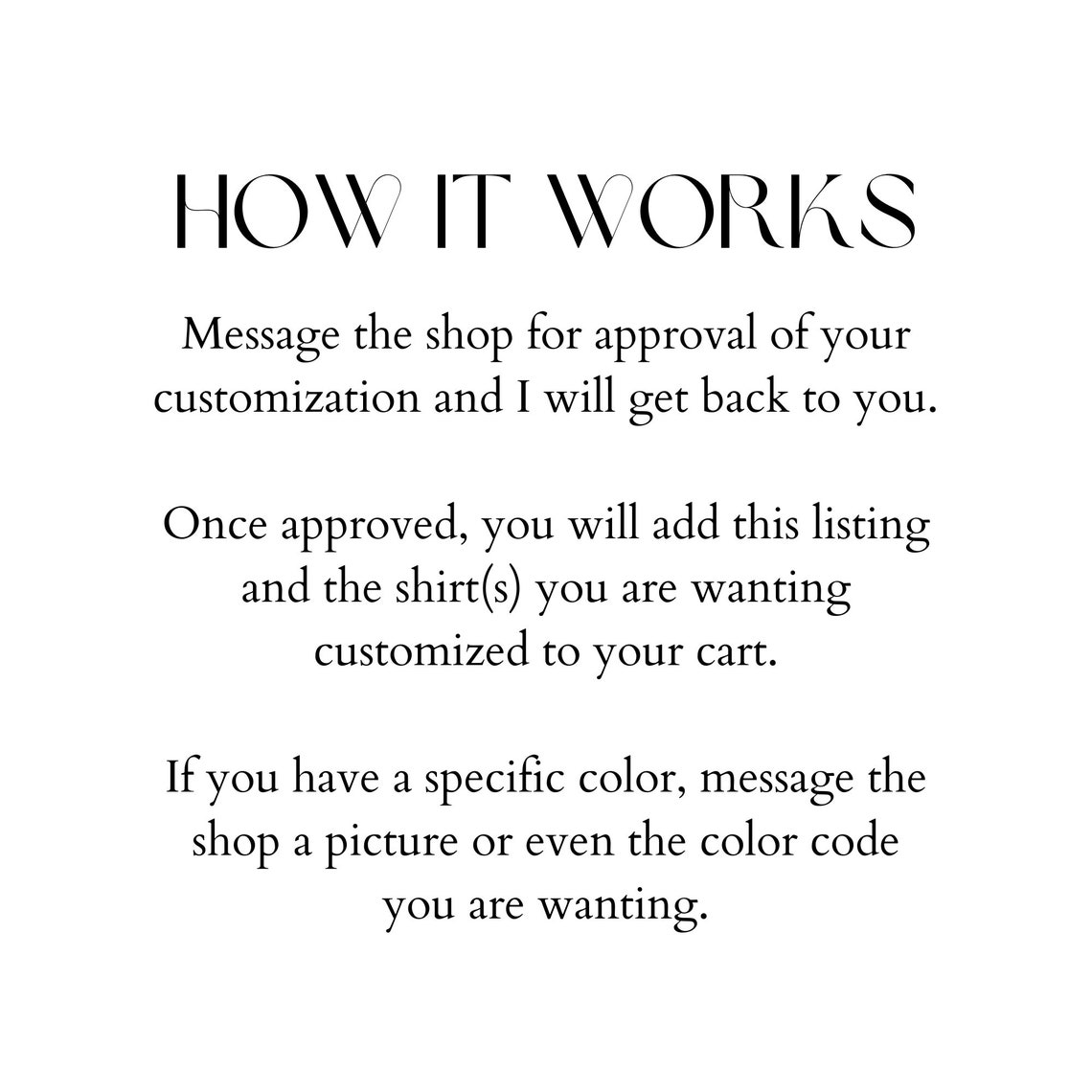 Custom Color Change of a Design - Etsy