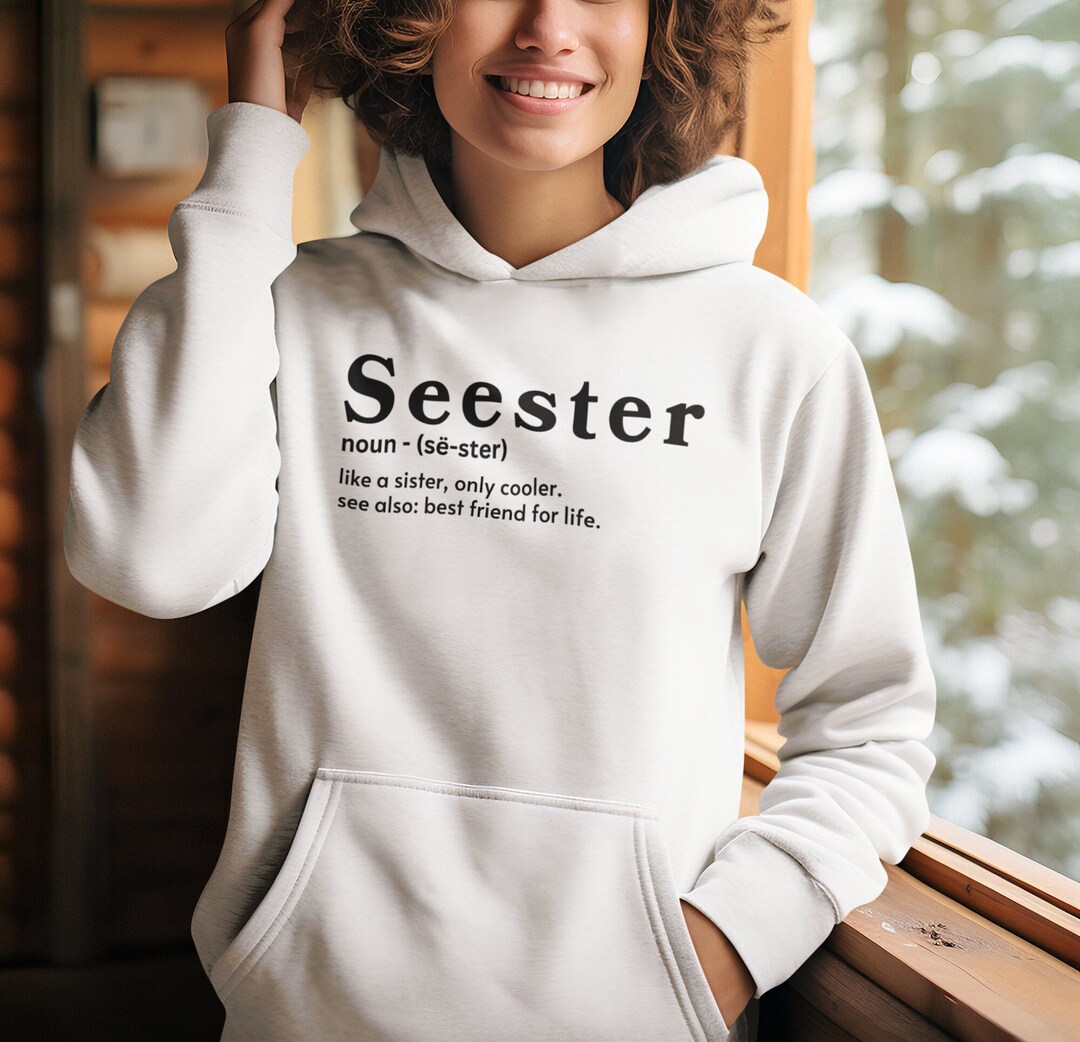 Sister Hoodie, Seester Shirt, Funny Seester, Seester Noun, Sister Gift, Best Friend Gift - Etsy