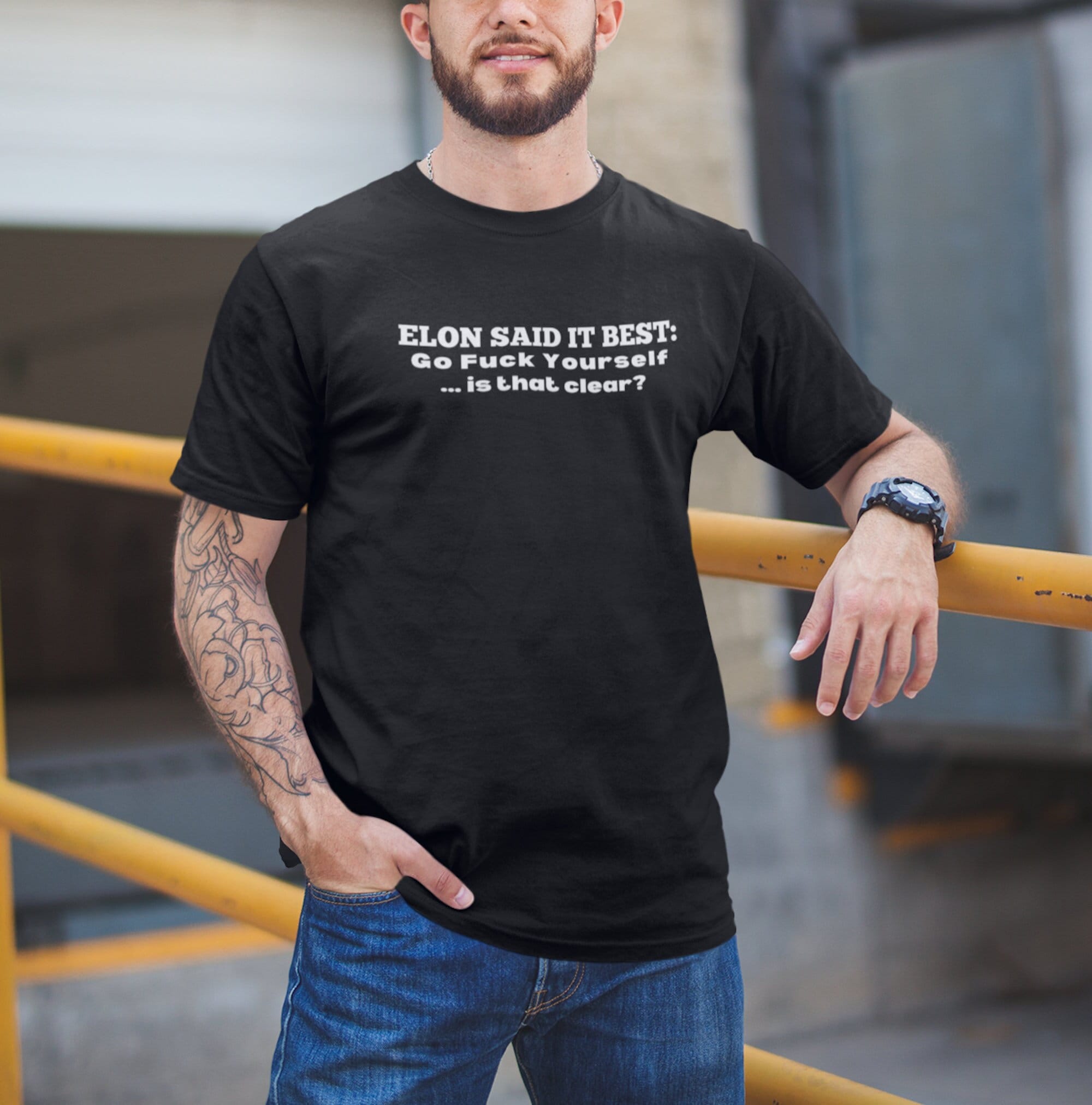 Elon Musk, Elon Musk Shirt, Go Fuck Yourself, Funny Guy Shirt, GFY ...