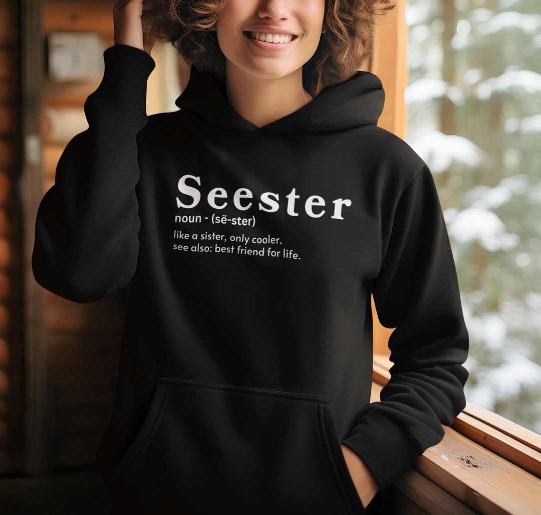 Sister Hoodie, Seester Shirt, Funny Seester, Seester Noun, Sister Gift, Best Friend Gift - Etsy