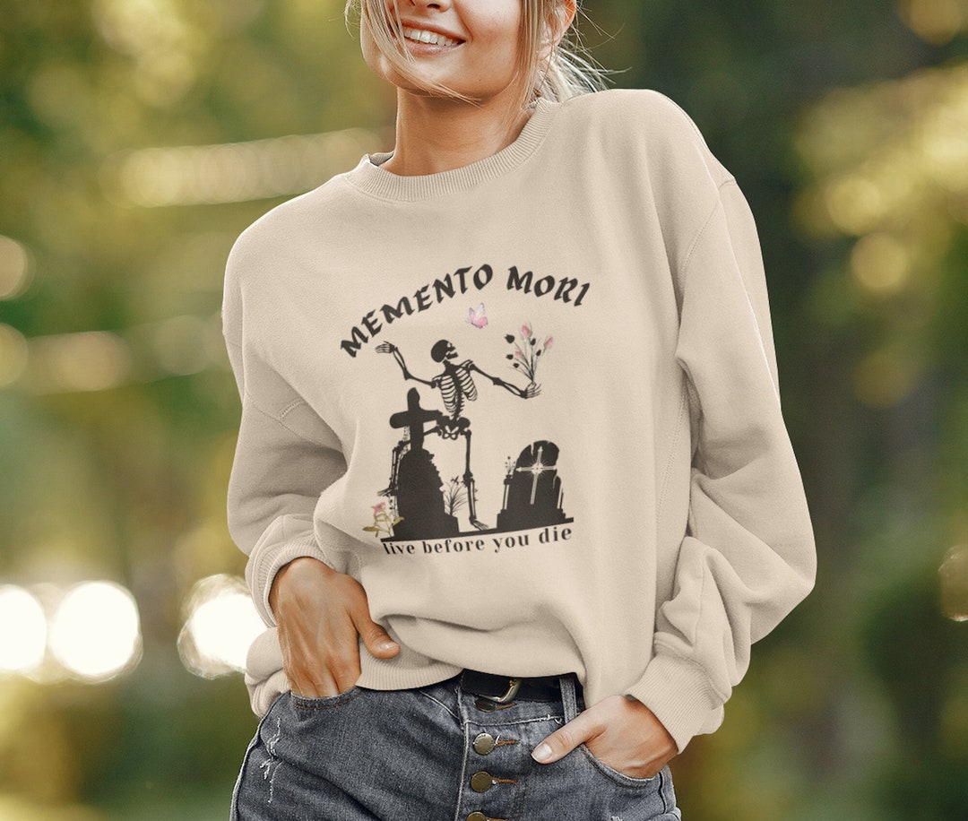 Memento Mori Floral Skull Shirt Dancing Skeleton Grunge - Etsy