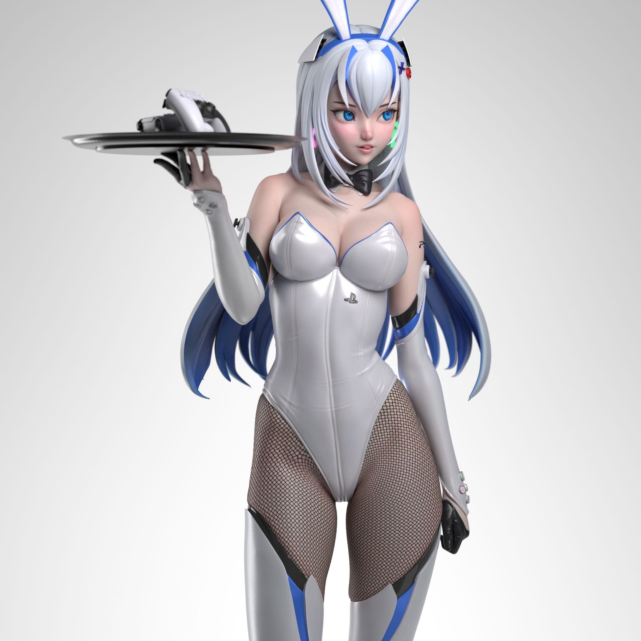 Ps5 Waifu Stl Sexy Anime Stl Figure Stl 3d Digital Printing Etsy Canada