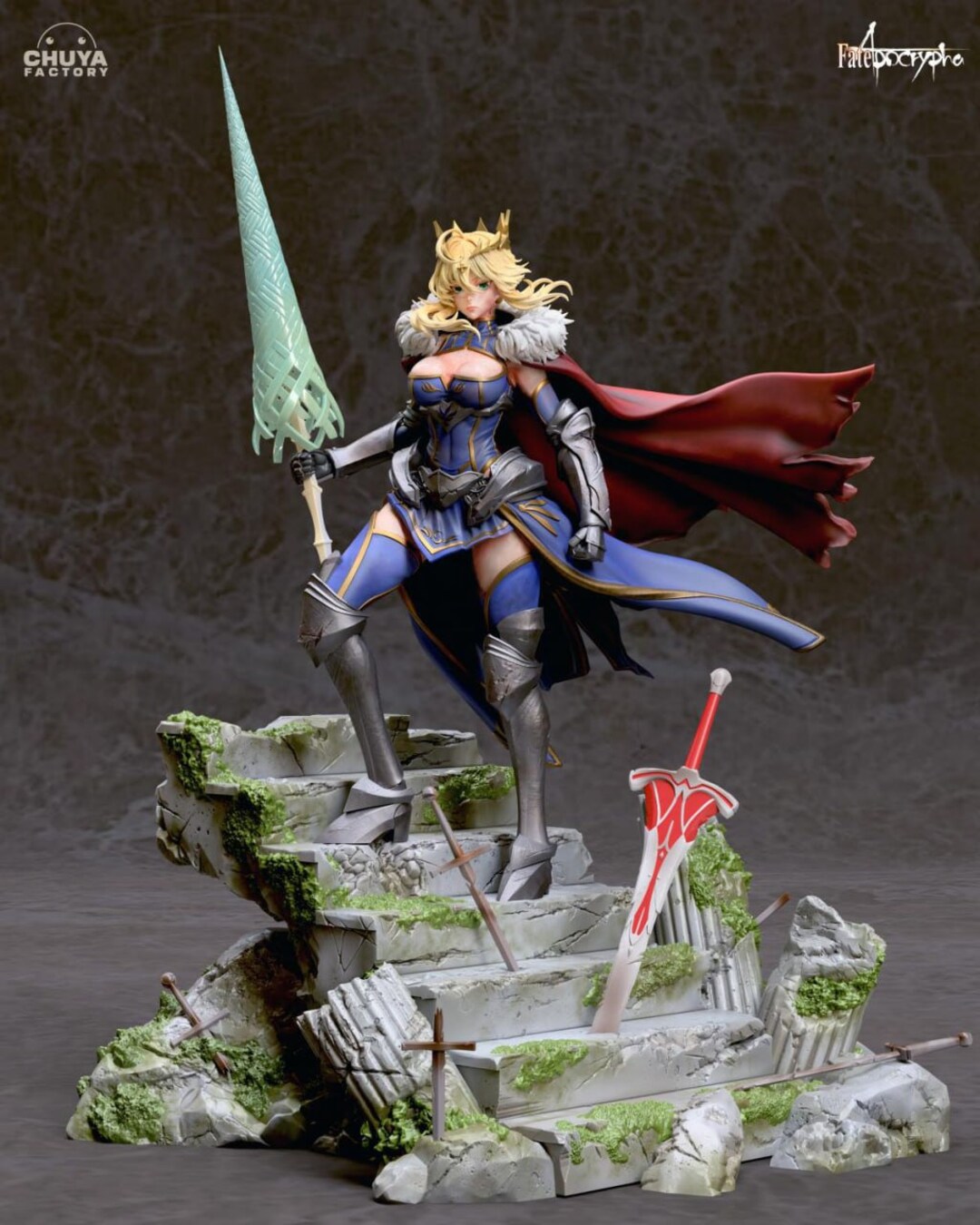 Female Arthur Pendragon Statue - Etsy