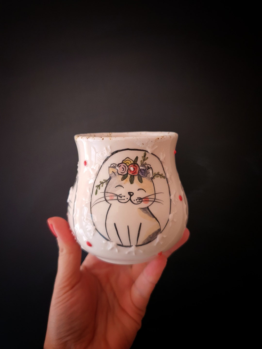Cat Mug, Pottery Mug, Mug Handmade, Ceramic Coffee Mug, Handmade ...