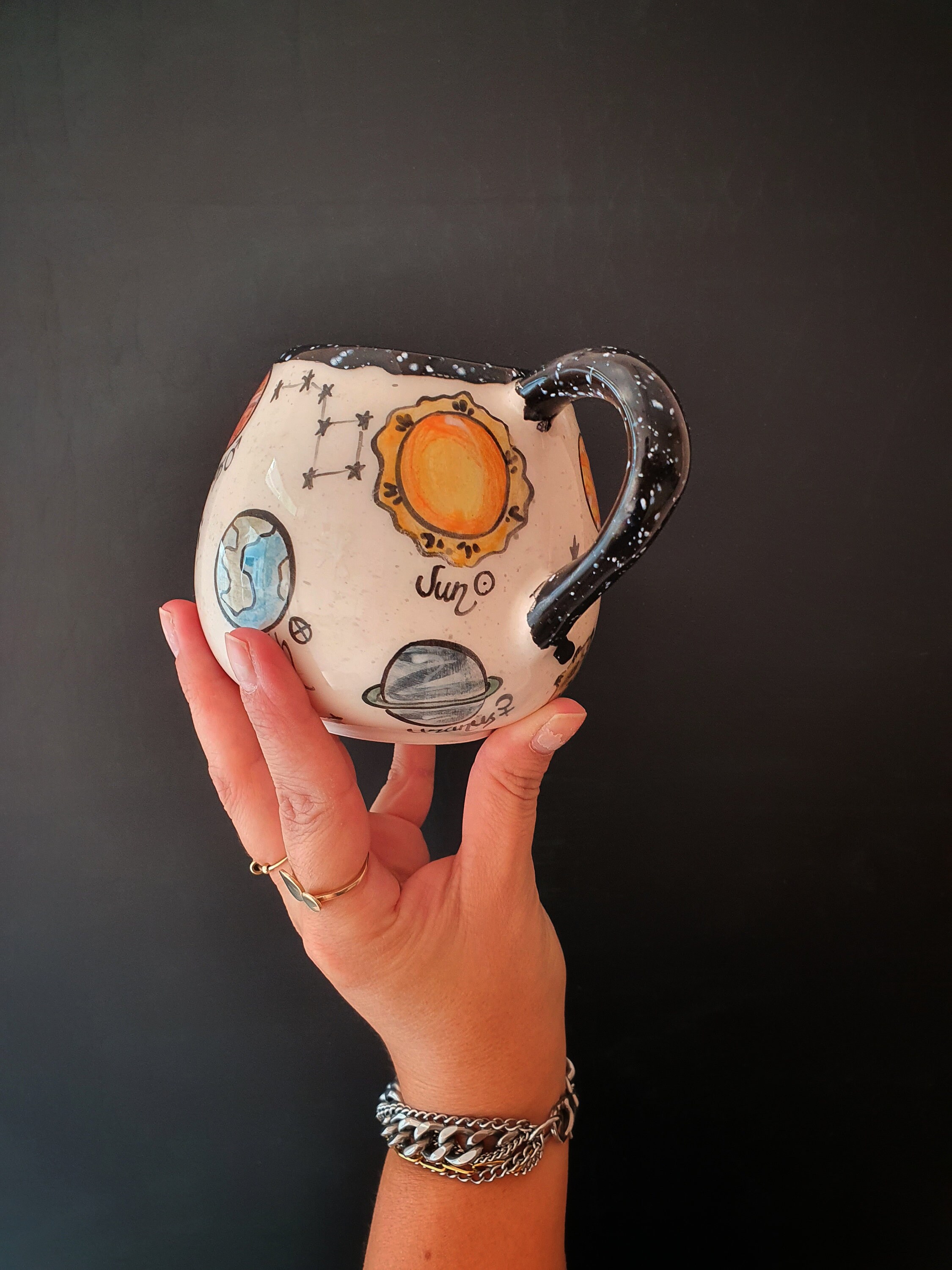 Personalized Zodiac Constellation Mug Space Mug Solar System | Etsy