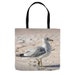 Seagull on the Beach Tote Bags - Etsy