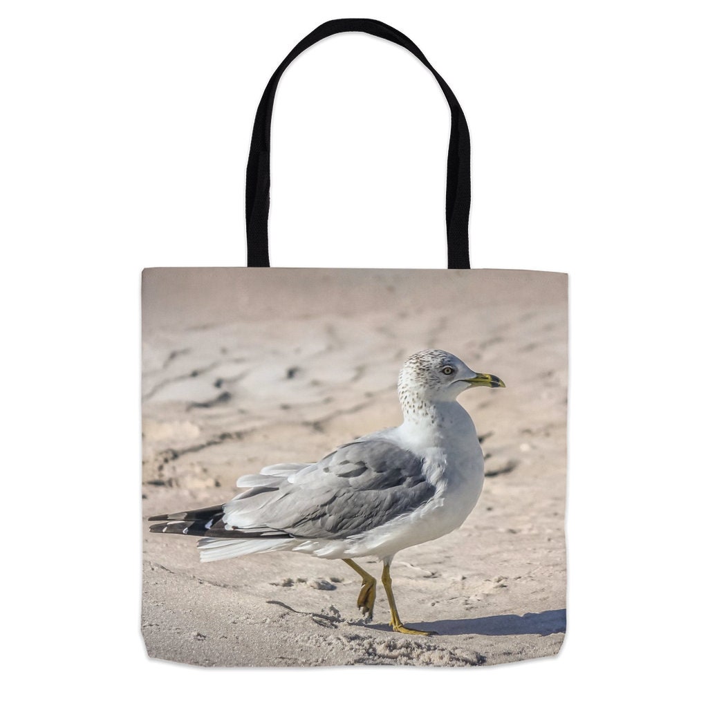 Seagull on the Beach Tote Bags - Etsy