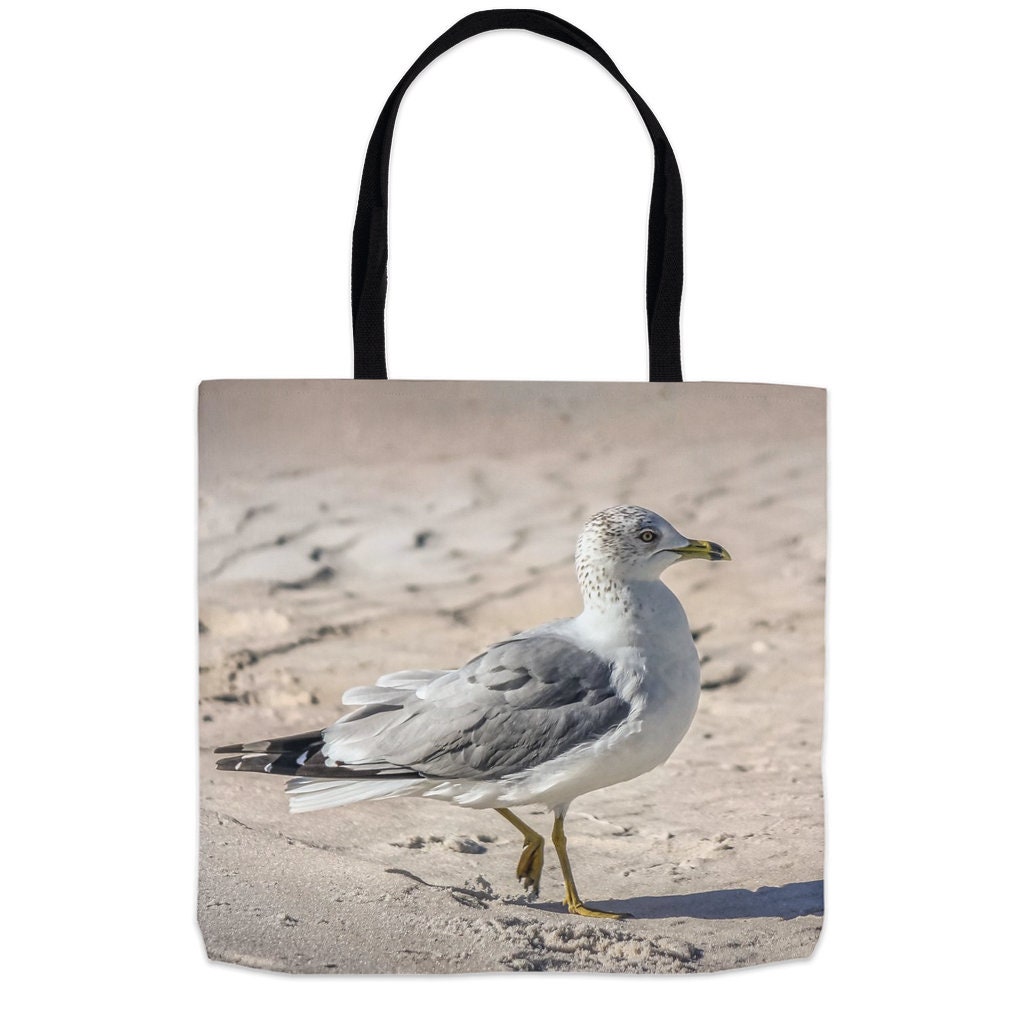 Seagull on the Beach Tote Bags - Etsy
