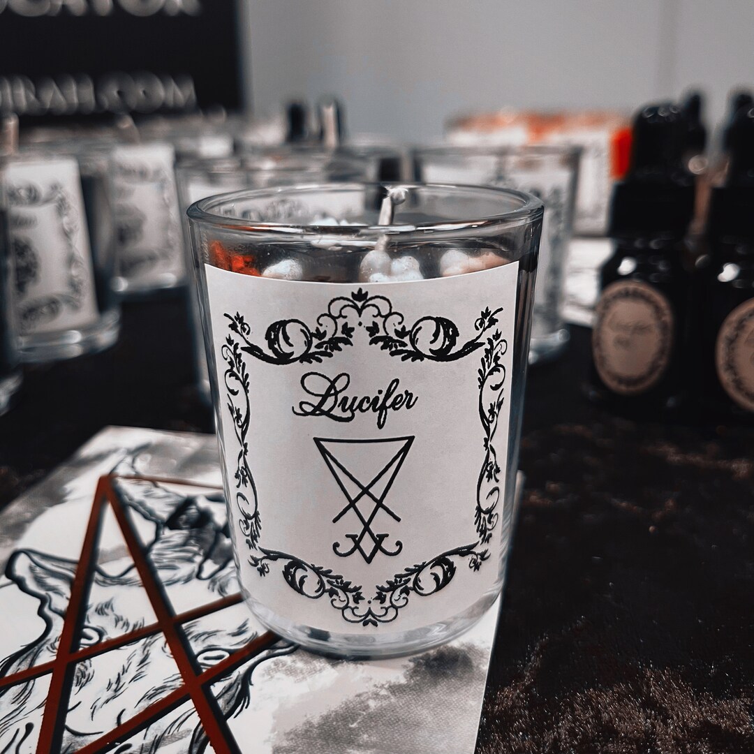 Demonic Praise Candles, Votive Candles for Lucifer and Lilith - Etsy