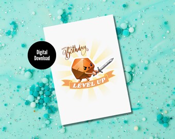 Dnd Level up Card - Etsy