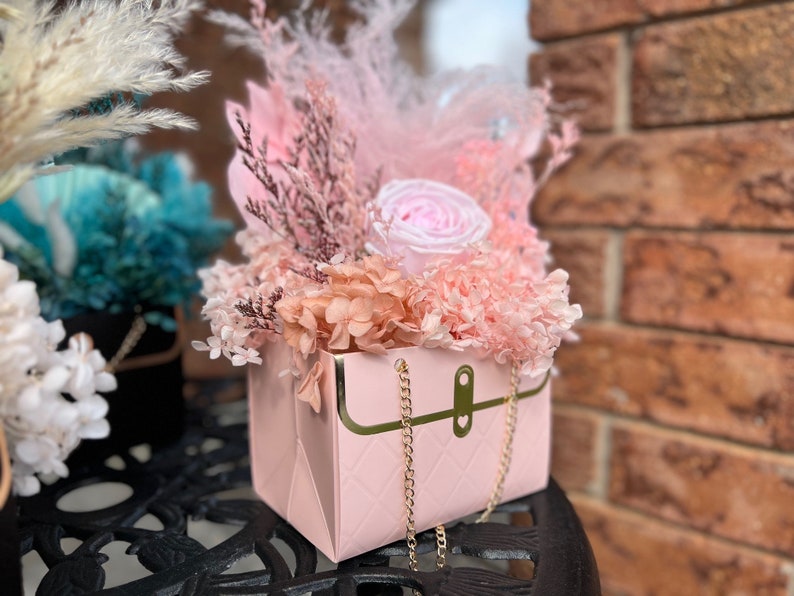 Flower Bag Gift, Craft Flower Gift Bags, Craft Flowers Gifts, Kraft ...