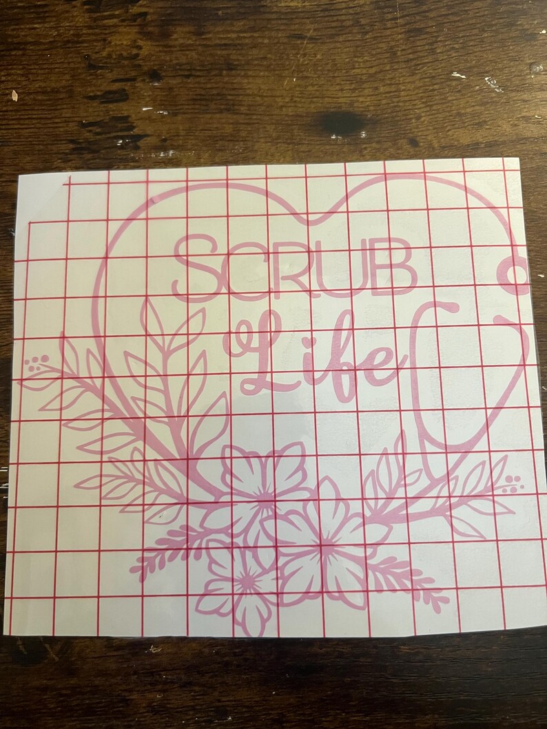 Scrub Life Decal - Etsy