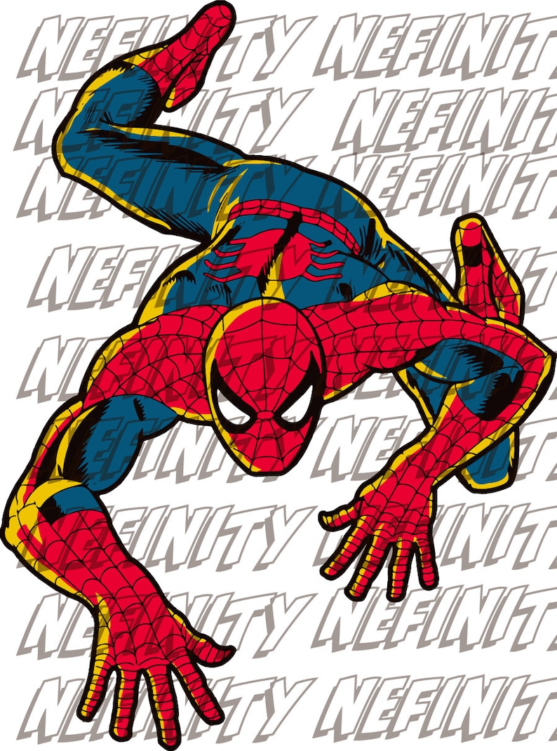Spider-man Svg/dxf Cut File, Spider-man Clipart, Spider-man Dxf, Spider ...