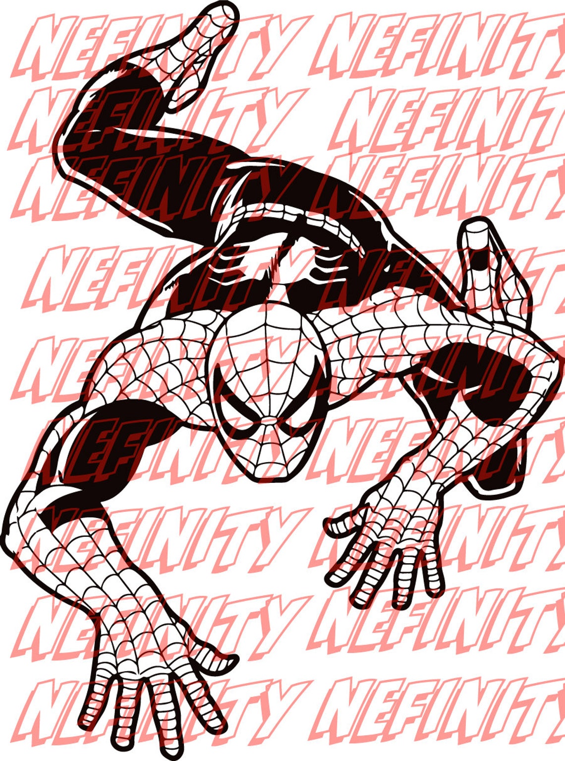 Spider-man Svg/dxf Cut File, Spider-man Clipart, Spider-man Dxf, Spider ...