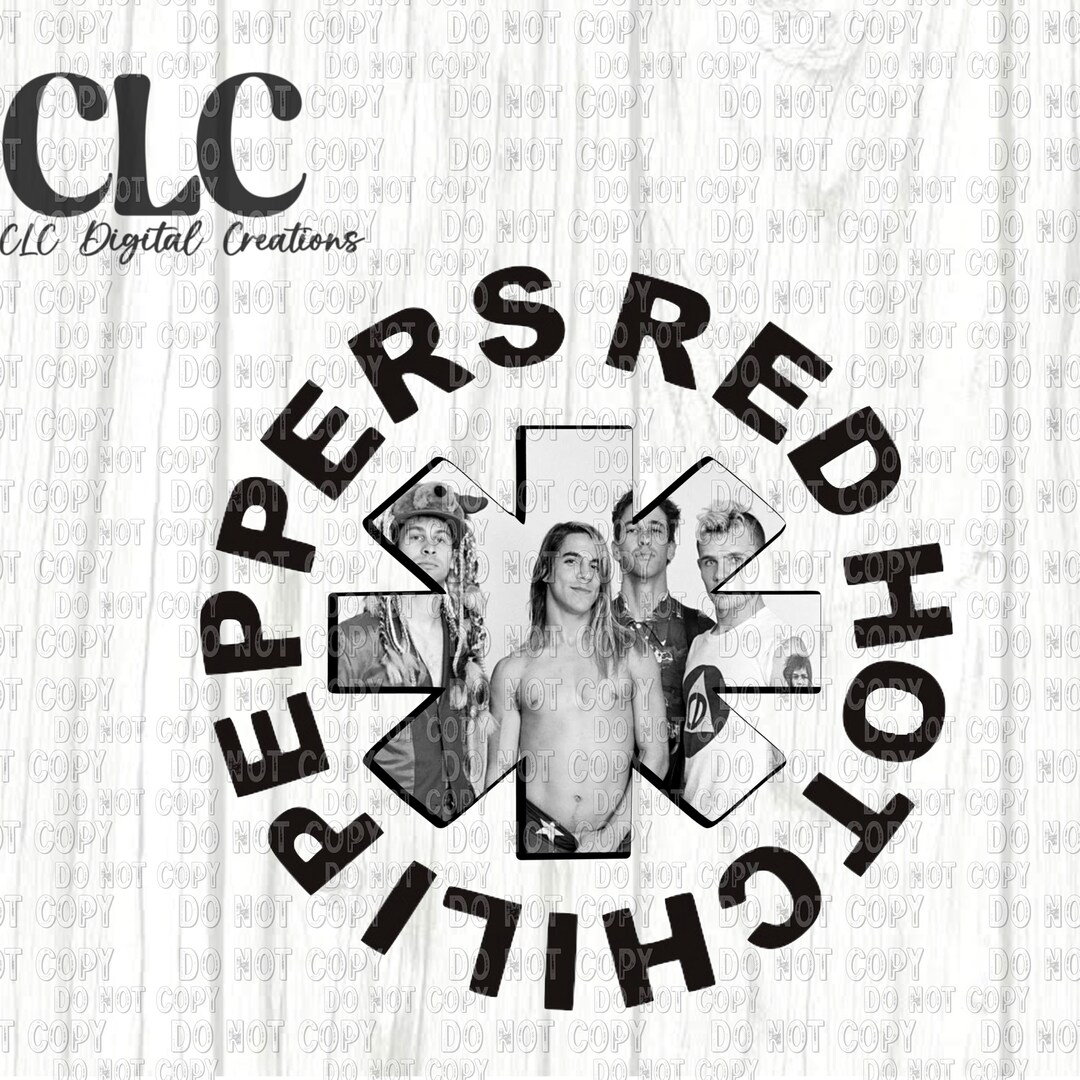 Red Hot Chili Peppers Design Png Band Trendy Rocker Png Png Sublimation ...