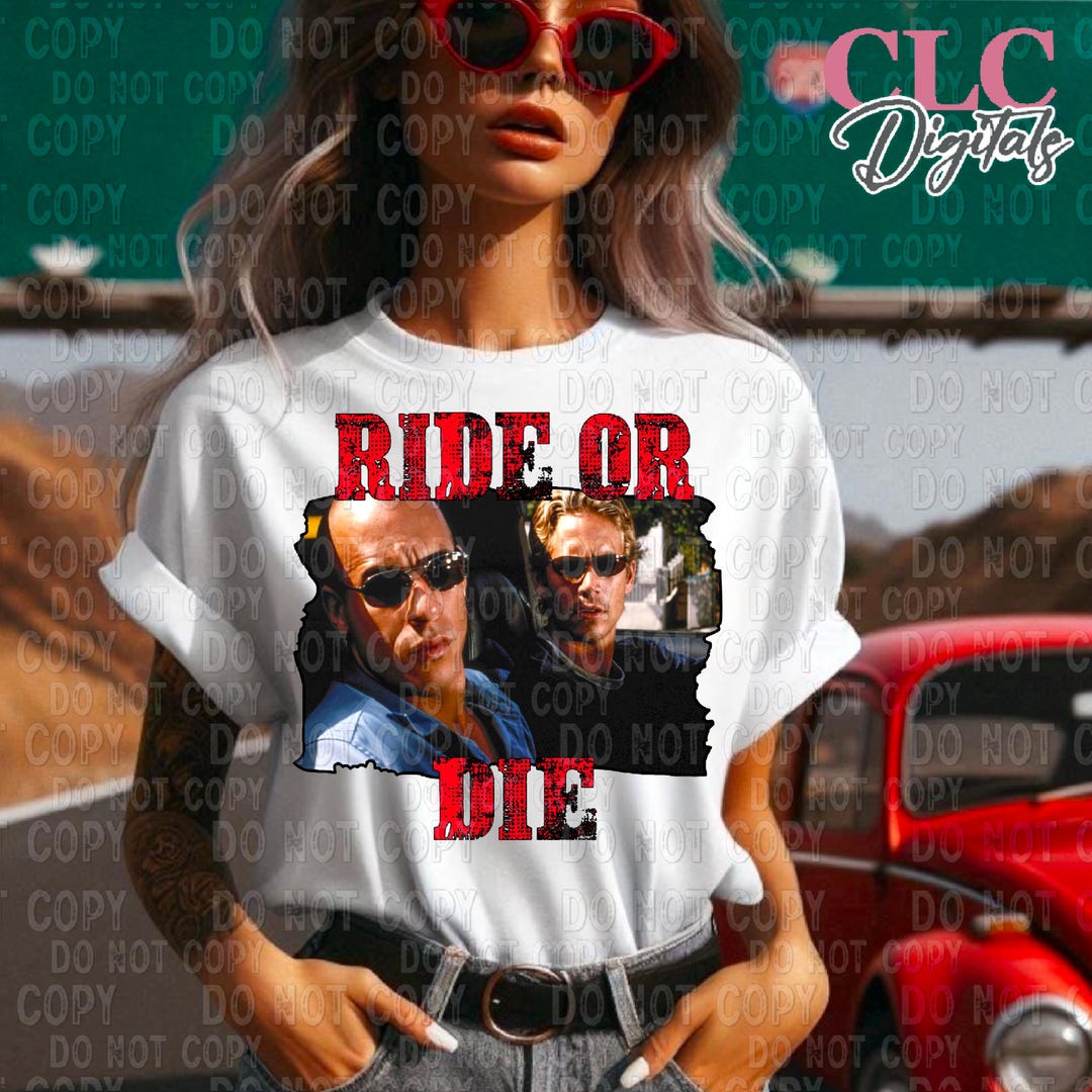 Trendy Popular Design Png, Fast & Furious Png, Ride or Die Png, Digital ...