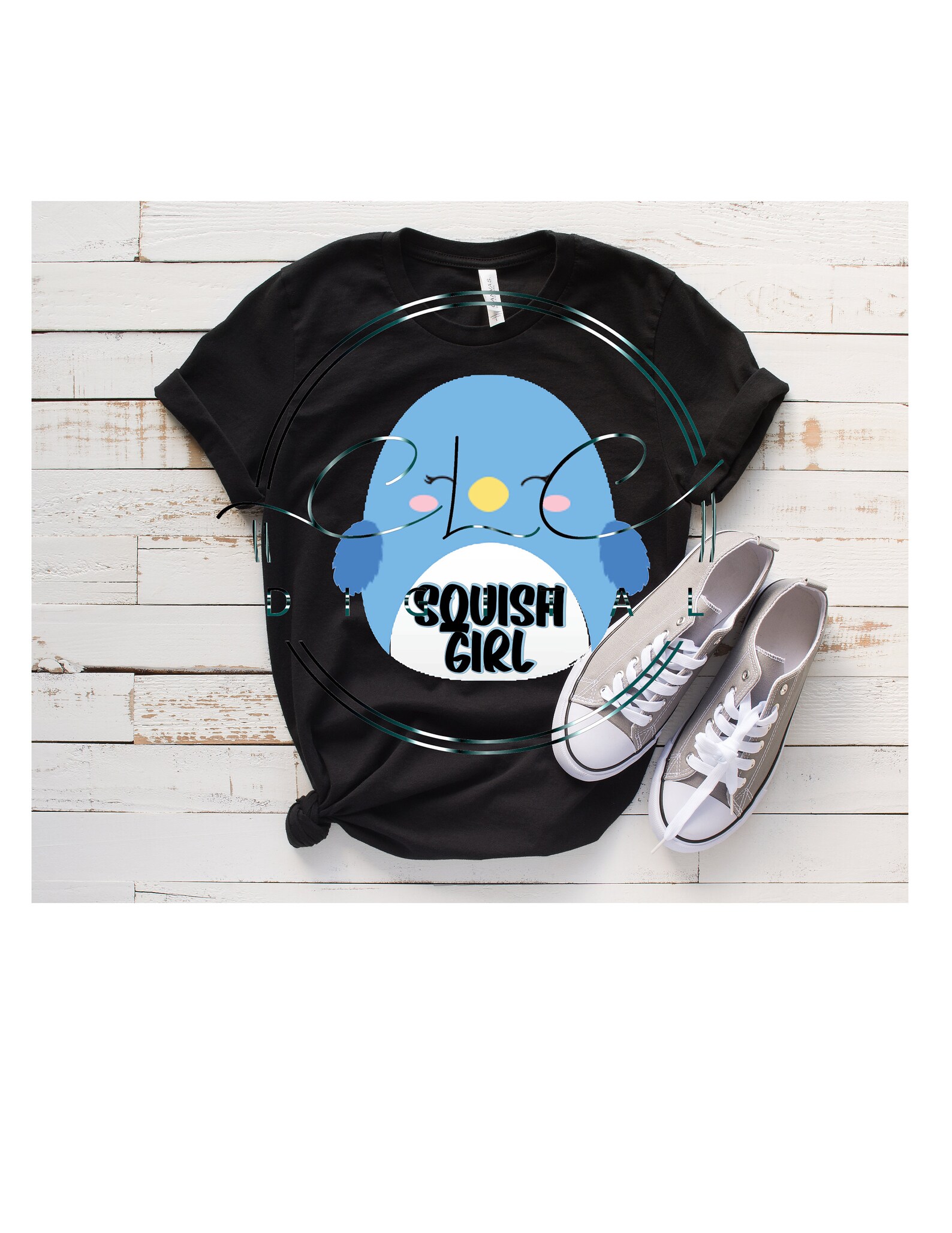 Squish Girl Squishmellow Png Sublimation Digital Download Etsy