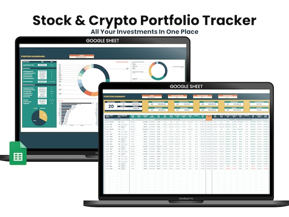 Stock & Crypto Portfolio Performance Tracker Google Sheets - Etsy Canada
