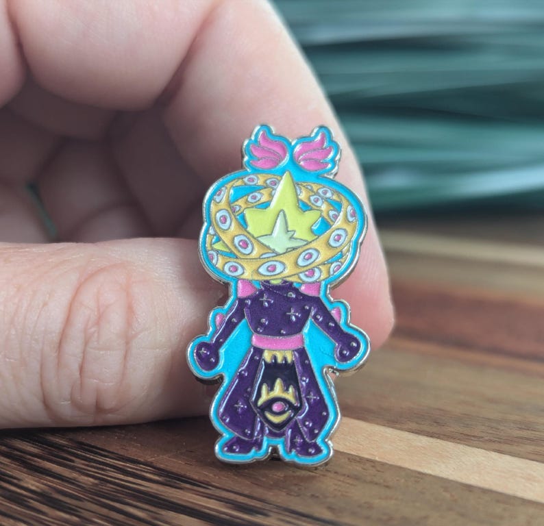 Aster Ophanim Angel Enamel Pin: Humanoid Throne Design - Etsy